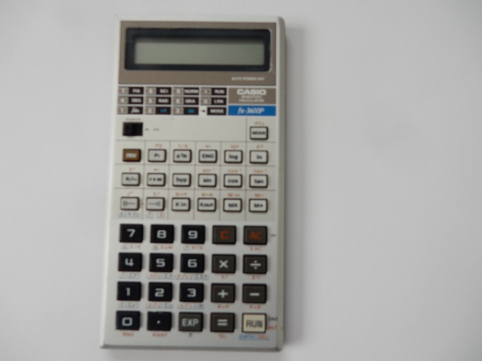 Vintage Casio Fx-3600p Electronic Scientific Programmable Calculator ...