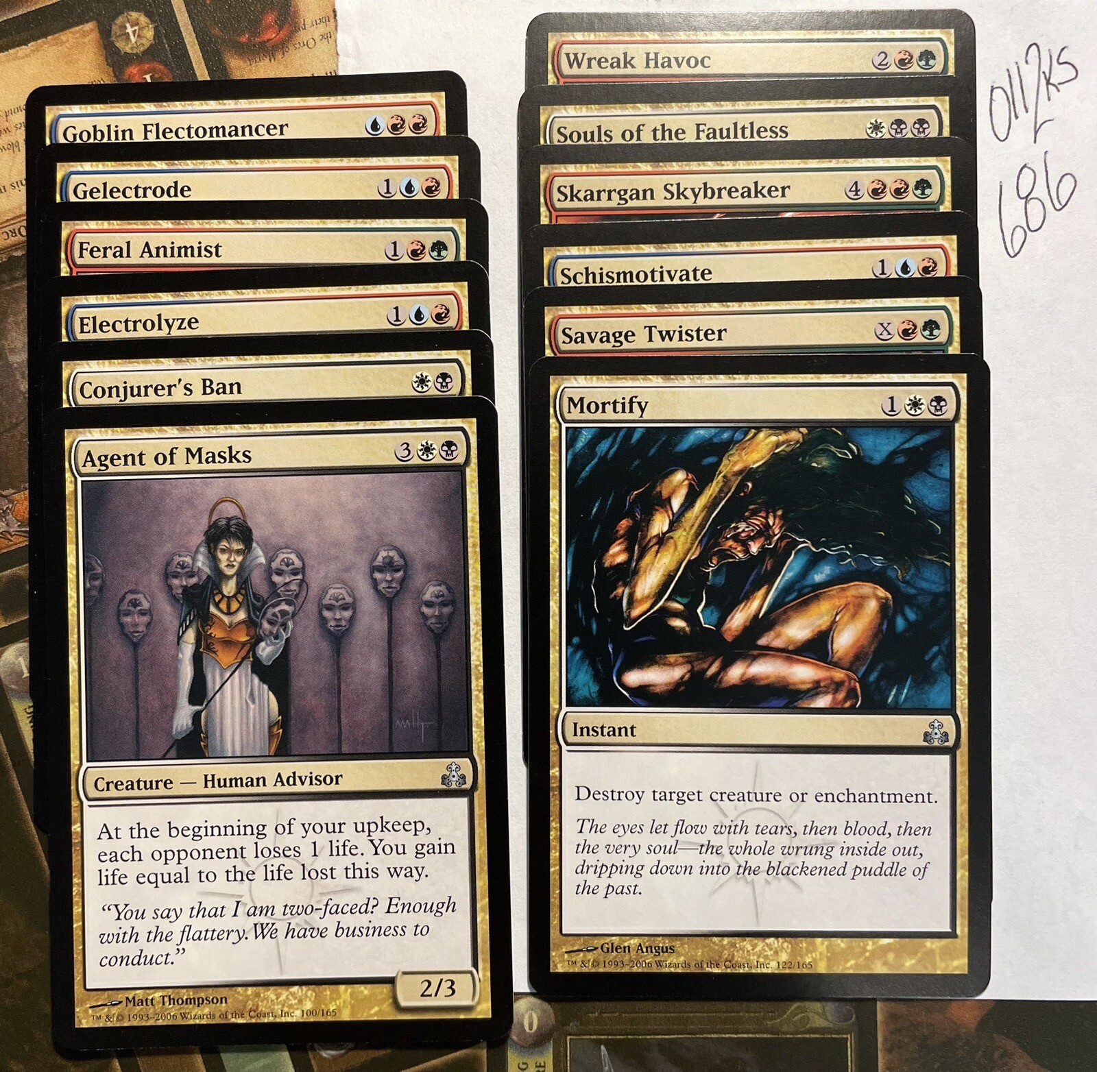 MTG Guildpact UNCOMMON COMPLETE SET GPT 55 cards NM | eBay