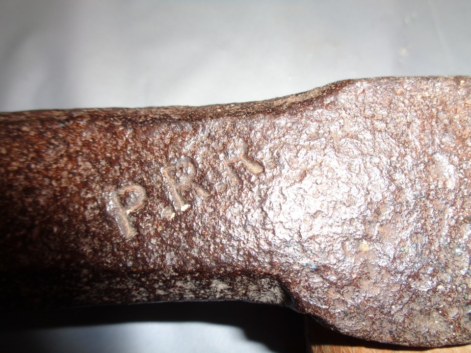 P.R.R. (Pennsylvania Railroad) Railroad Tool Hammer Pick - 28" Handle ...