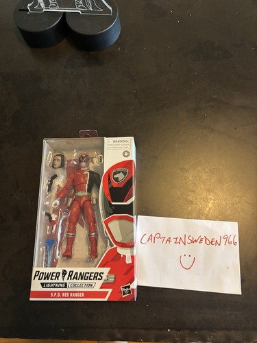 POWER RANGERS LIGHTNING COLLECTION SPD RED RANGER HASBRO FIGURE | eBay
