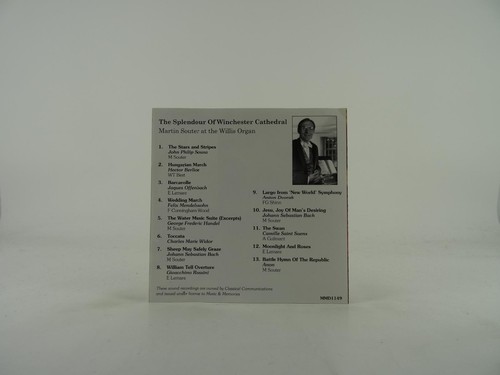 MARTIN SOUTER THE SPLENDOUR OF WINCHESTER CATHEDRAL (341) 13 Track CD ...
