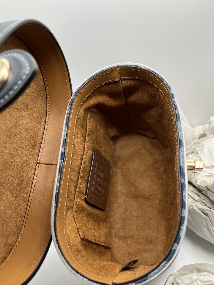 Coach Kay crossbody in signature chambray gold denim multi style C8165 ...