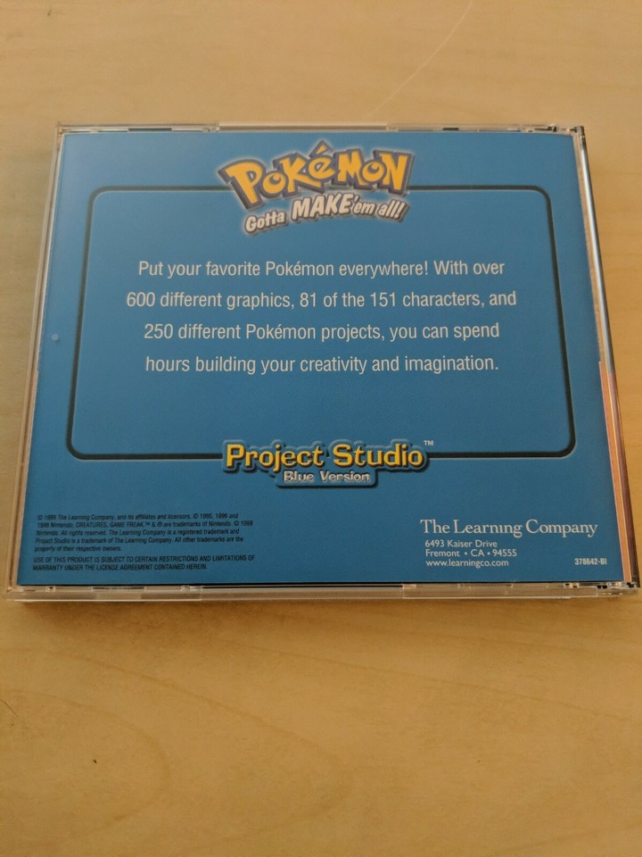 Pokemon Project Studio Blue Version | eBay