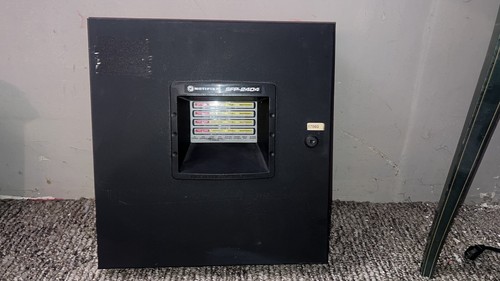 Notifier SFP-2404 Fire Alarm Control Panel (red cabinet) | eBay