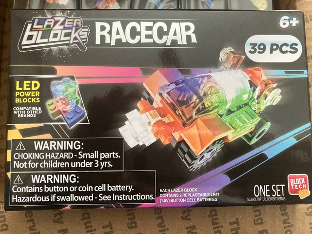 Lazer Blocks Racecar LED Power Blocks 39pc Set 2020 RMS for sale online ...