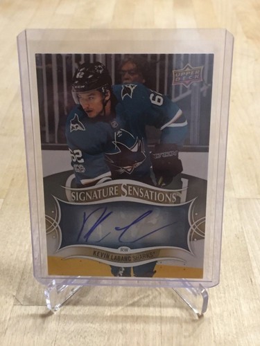 2018 - Upper Deck - Signature Sensations - Kevin Labanc #SSKL | eBay