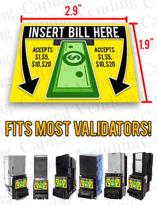 Mars MEI ICT Insert Bill Here Accepts $1,$5,$10,$20 Dollar Bill ...