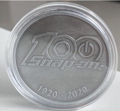 Snap-on Tools 100th Anniversary Commemorative Challenge Coin with CASE ...
