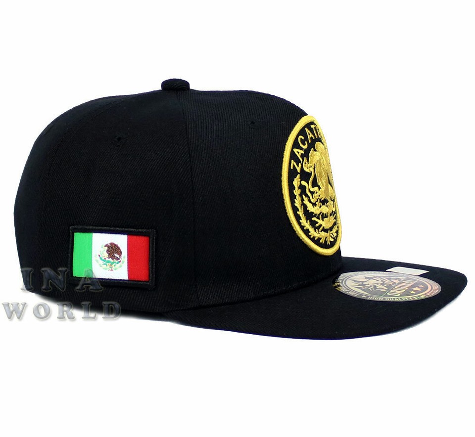 MEXICAN Hat MEXICO Federal Logo State Embroidery Snapback Flat Bill ...