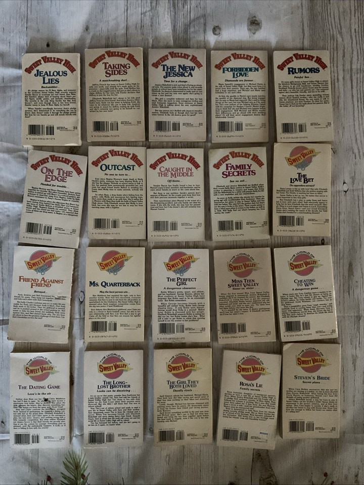 SWEET VALLEY HIGH Series Francine Pascal Book Lot of 55 PB 80s VTG Teen ...