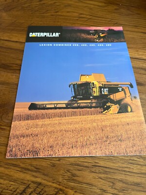 Caterpillar CAT 450 460 465 480 485 Lexion Combines Brochure FCCA | eBay