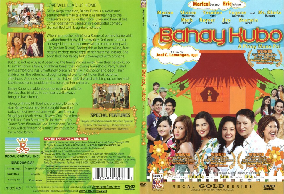 Filipino Tagalog Movies on DVD For Sale: Bahay Kubo: A Pinoy Mano Po ...