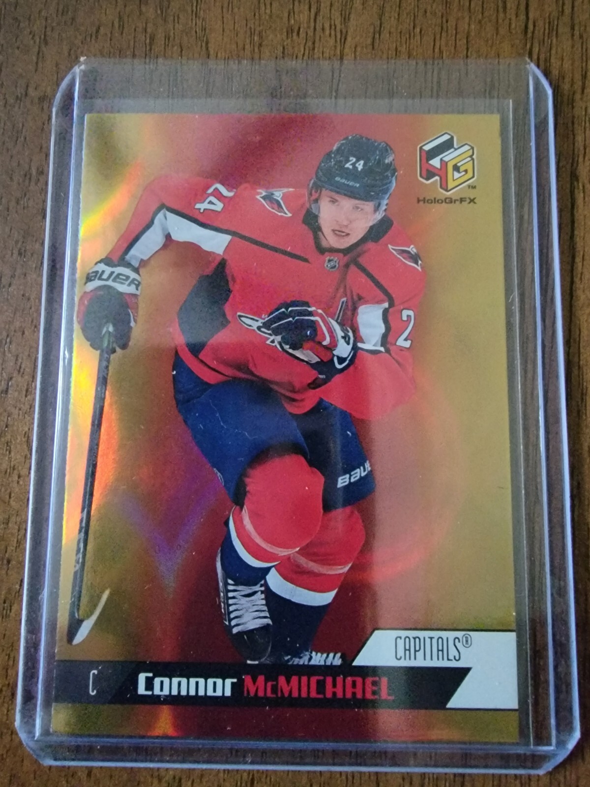 2020-21 Upper Deck Extended Hologrfx Gold Connor McMichael #hg-17 ...