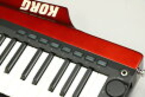 Korg RK-100S 2 RD Translucent Red Keytar Synthesizer Shoulder Keyboard ...