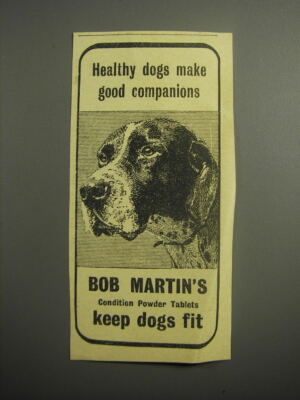 1948 Bob Martin's Condition Powder Tablets Ad - Good Companions | eBay