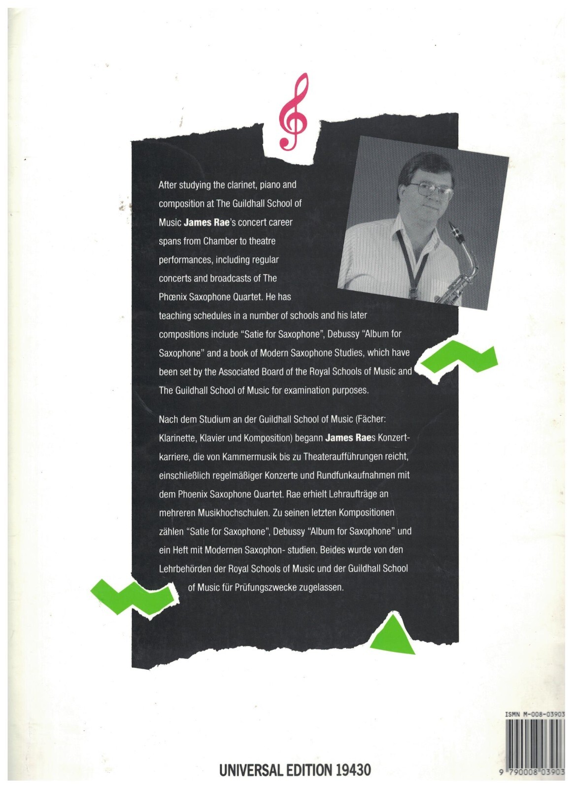 Jazzy Duets for Two Clarinets: UE19430 by James Rae, paperback | eBay