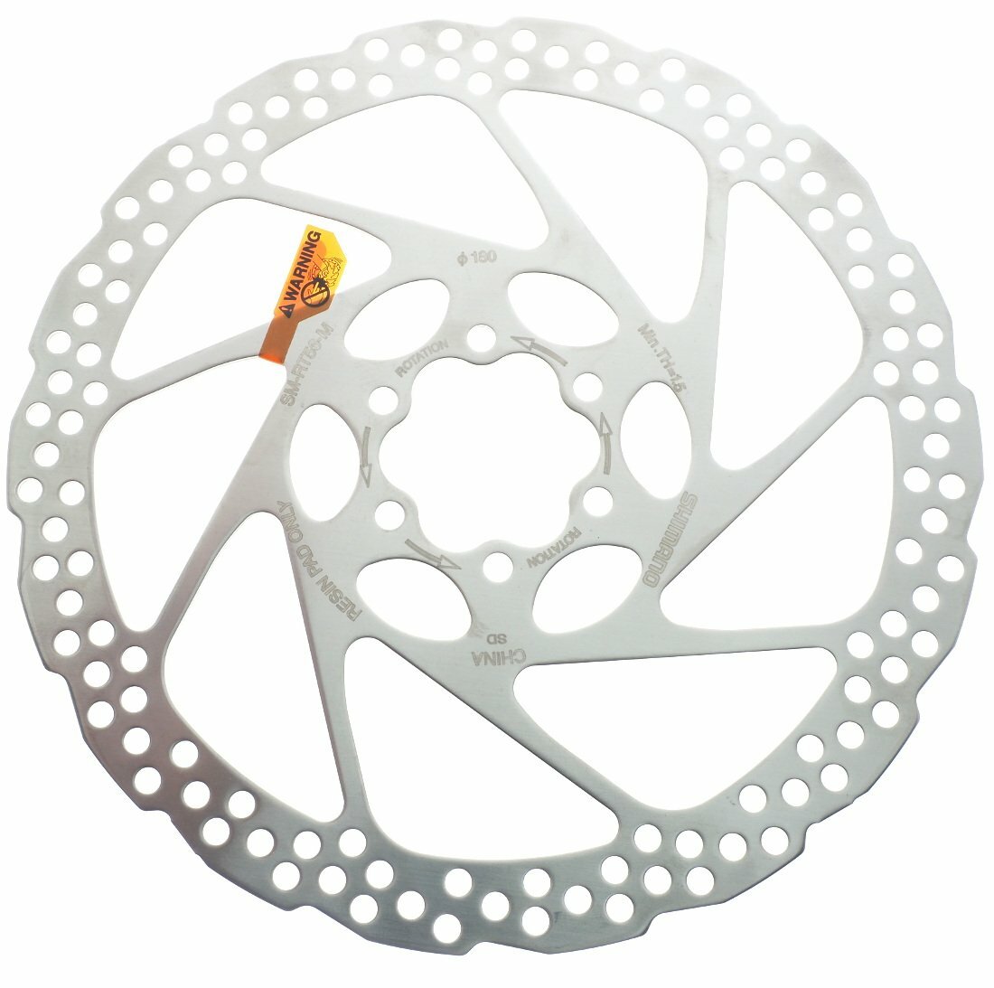 Shimano SM-RT56-M Disc Brake 180mm 6-bolt Rotor w/ Bolts & Washers, NIB ...