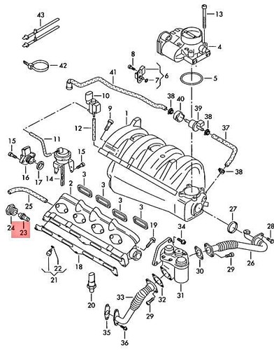 Genuine Pressure Relief Valve VW CC Eos Golf R32 GTI Rabbit Passat ...