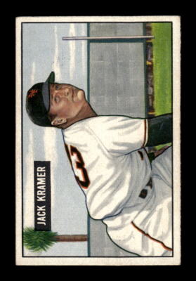 1951 Bowman Baseball #200 Jack Kramer Excellent New York Yankees | eBay