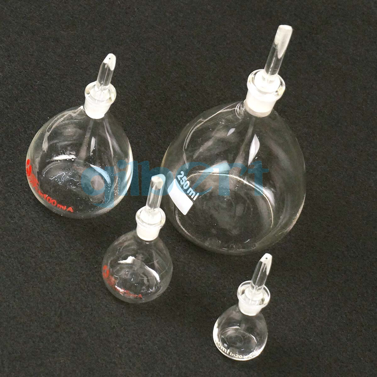 5ml-250ml Borosilicate Glass Specific Gravity Bottle Pycnometer Class A ...