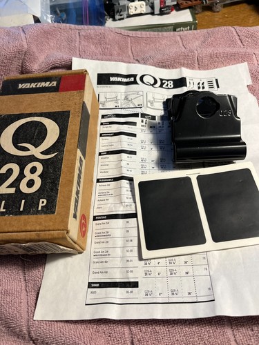 Yakima Q28 Q Tower Clips w/ Vinyl Pads #00628 Set of 4 NEW in box | eBay