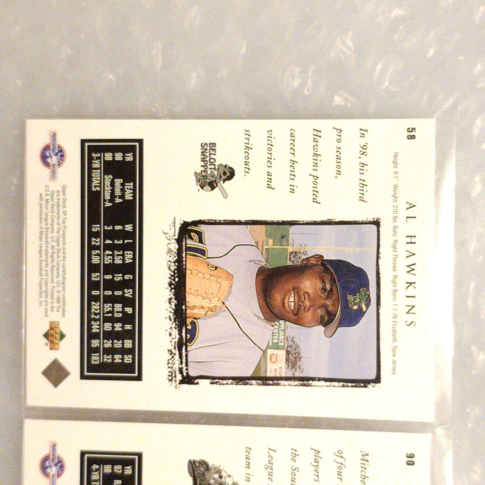 Russell Branyan-Adam Eaton-Mike Stoner - 1999 SP Top Prospects ...