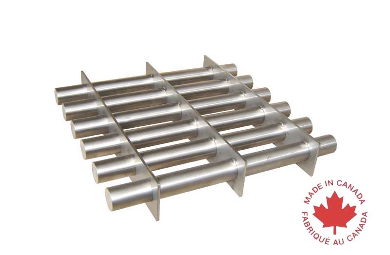 Industrial 12" Square Magnetic Hopper Grate with Ceramic Magnets | eBay