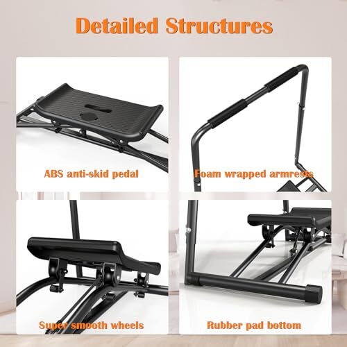 Ski Machine, Low Impact Plyometric Exercise Equipment, Ski Simulator ...