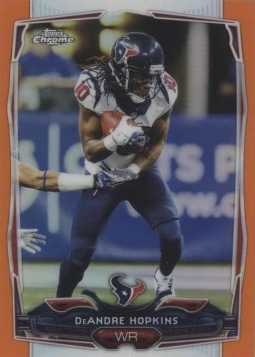 2014 Topps Chrome - DeAndre Hopkins #40 Orange Refractor for sale ...