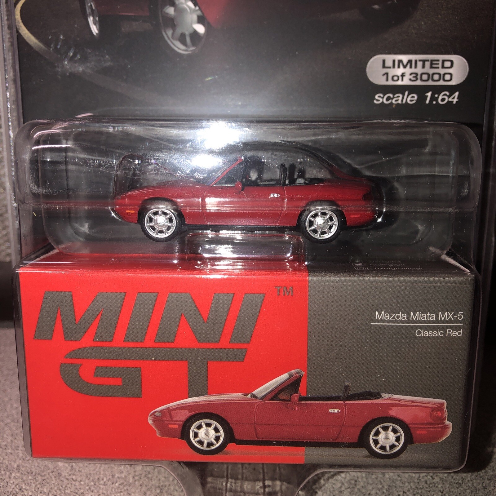 Mini GT Mazda Miata MX-5 Classic Red #288 1/64 Nip | eBay