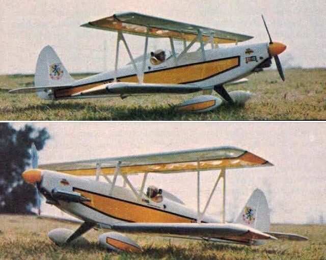 Acro Star Biplane 51" WS RC Model Airplane Printed Plans & Templates | eBay