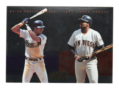 NM- 1995 Bowman's Best 11 Brian Hunter / Tony Gwynn Astros/Padres Card ...