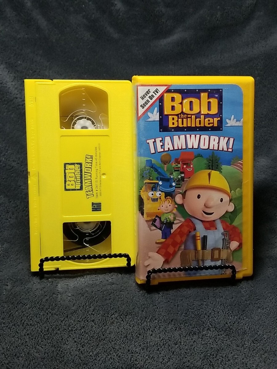 Bob The Builder Teamwork Vhs Bob The Builder DVD's