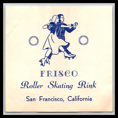Roller Skating Rink Decal - California - Frisco Skatting Rink - San ...