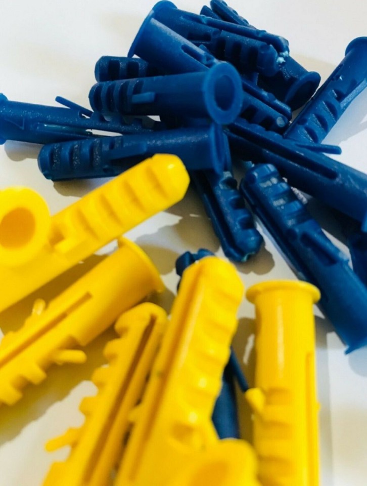 Nylon Wall Plugs Plastic Expandable Plugs 5 6 7 8 10 12mm Quality ...