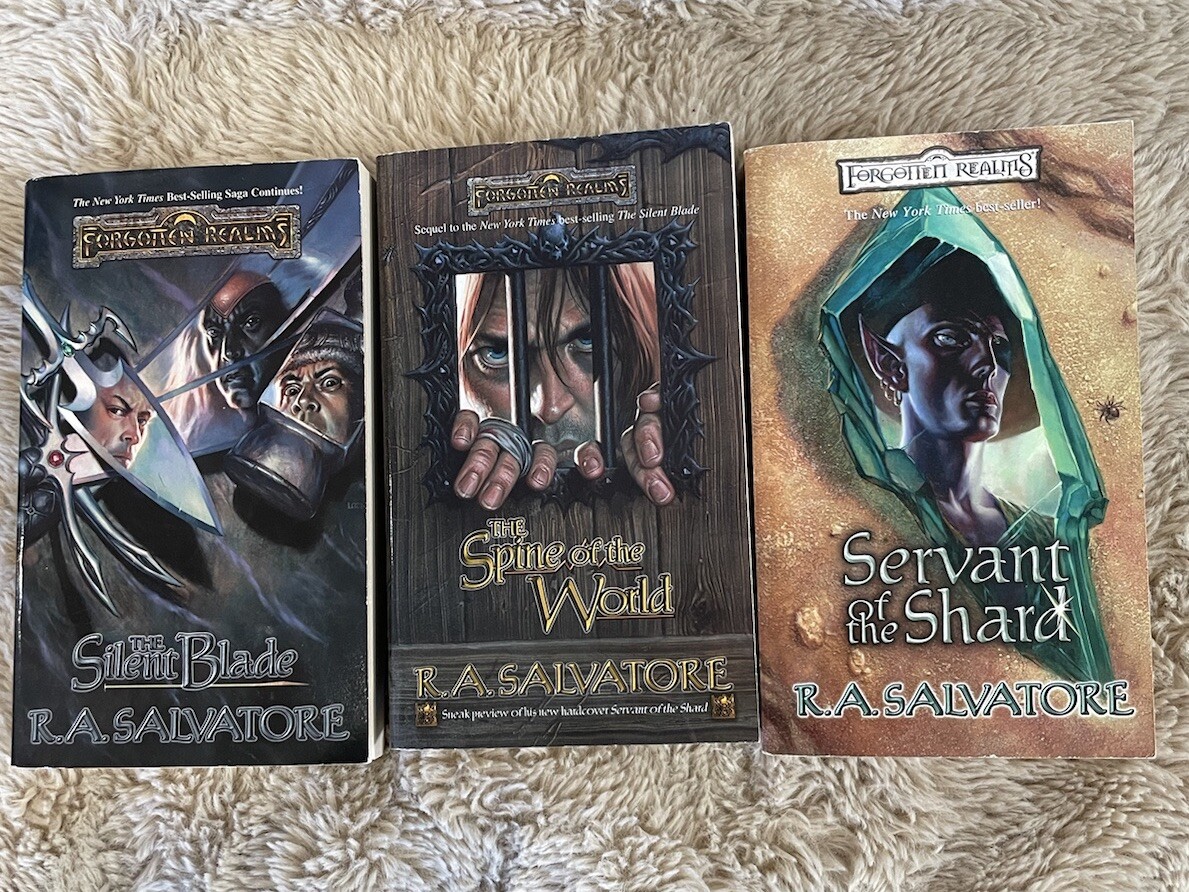 Forgotten Realms; The Silent Blade, The Spine Of The World, Servant Of ...