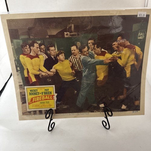 1950 MOVIE THE FIREBALL Original Lobby Card -11x14-Mickey Rooney | eBay