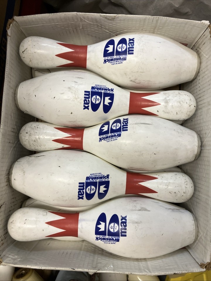 Case (10) Of Brunswick Max Crown Bowling Pins | eBay