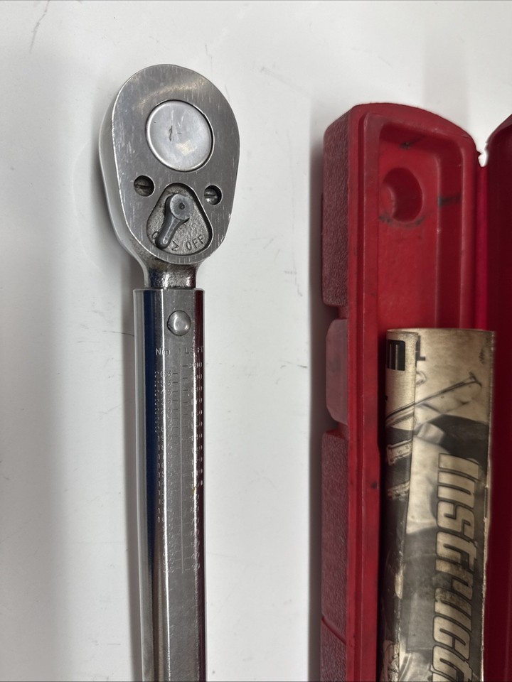 Snap-On QJR-3200B 1/2 Inch Click-type Torque Wrench Free Shipping | eBay