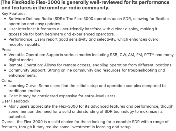 Flex Radio Systems, FLEX-3000 SDR Transceiver | eBay