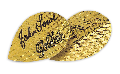 Unicorn JOHN LOWE MBE Authentic Pear Shape Dart flights Gold | eBay UK