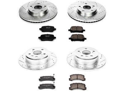 Front and Rear Brake Pad and Rotor Kit For 1999-2001 Lexus RX300 2000 ...