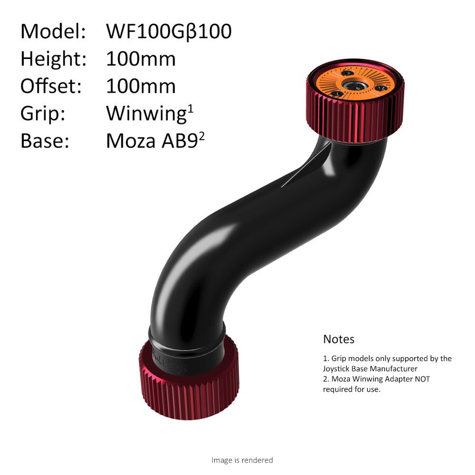 Joystick Extension: Moza AB6/AB9 to Winwing Grip | eBay