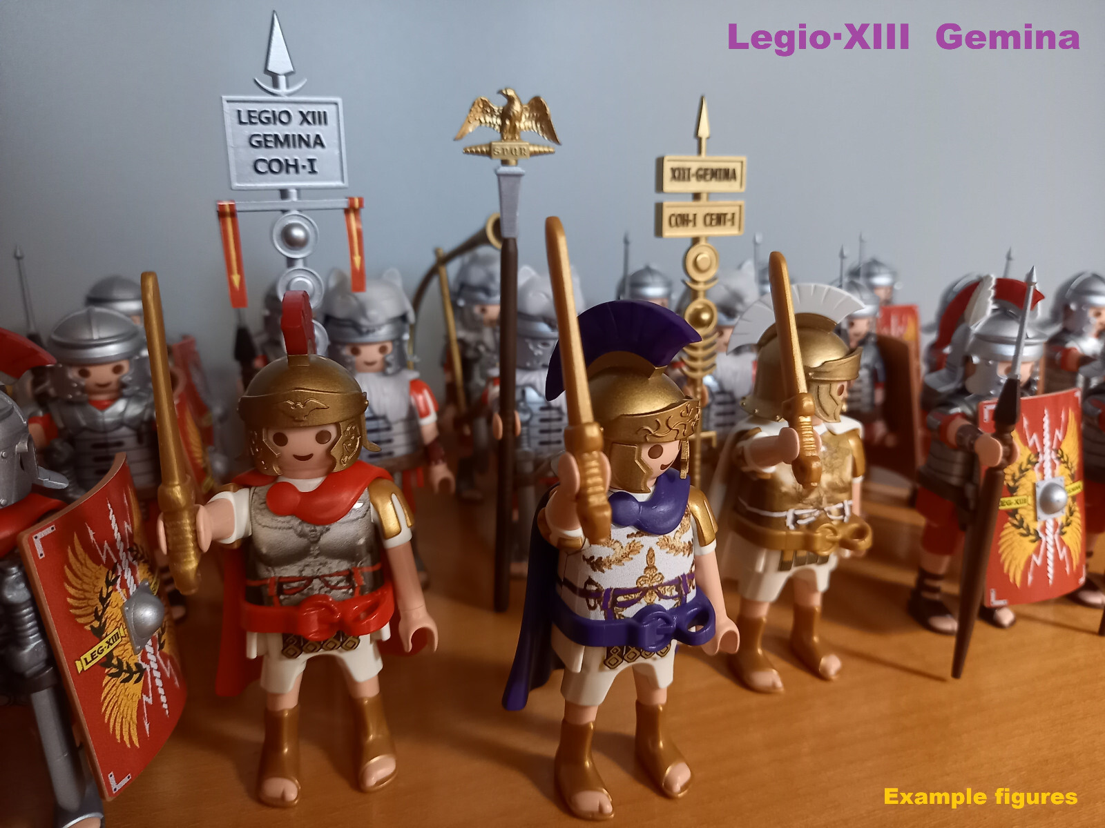Figures Legio·XIII Gemina, Roman Römer Romain soldaten PLAYMOBIL compatible | eBay