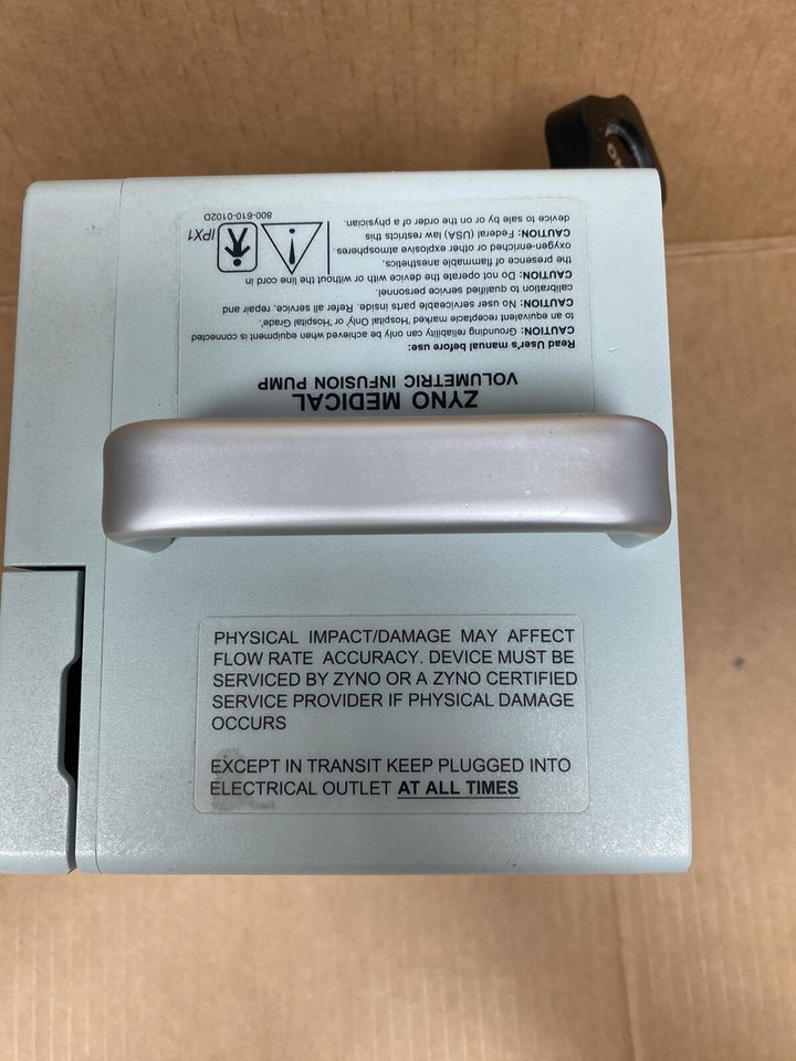 Zyno Medical Pump Infusion Z-800F | eBay