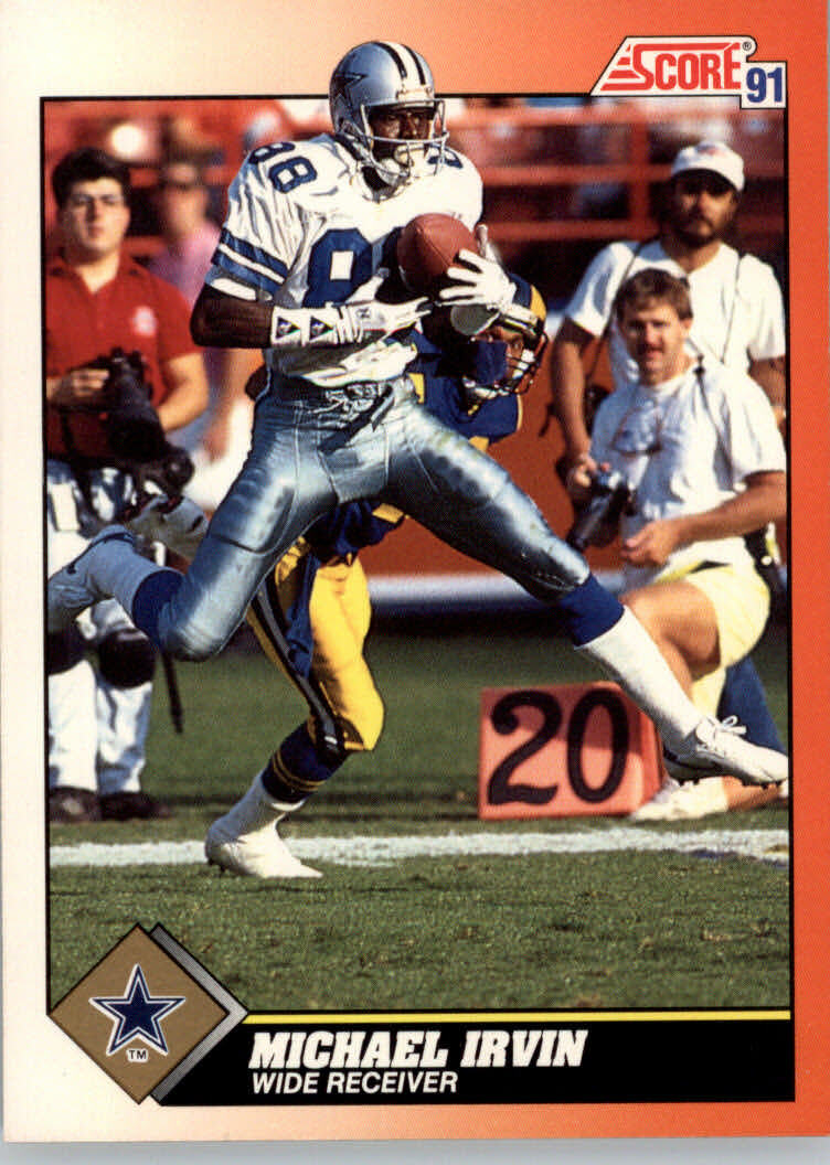 1991 Score Football #452 Michael Irvin - Dallas Cowboys | eBay