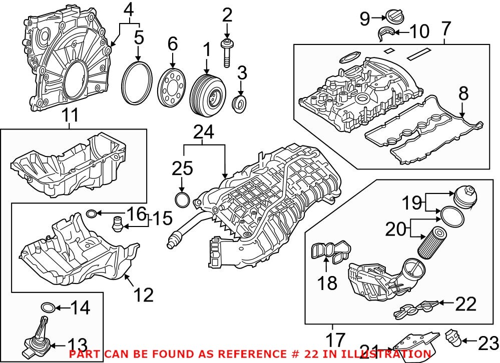 Genuine OEM Engine Oil Cooler Gasket for BMW 11428591462 | eBay