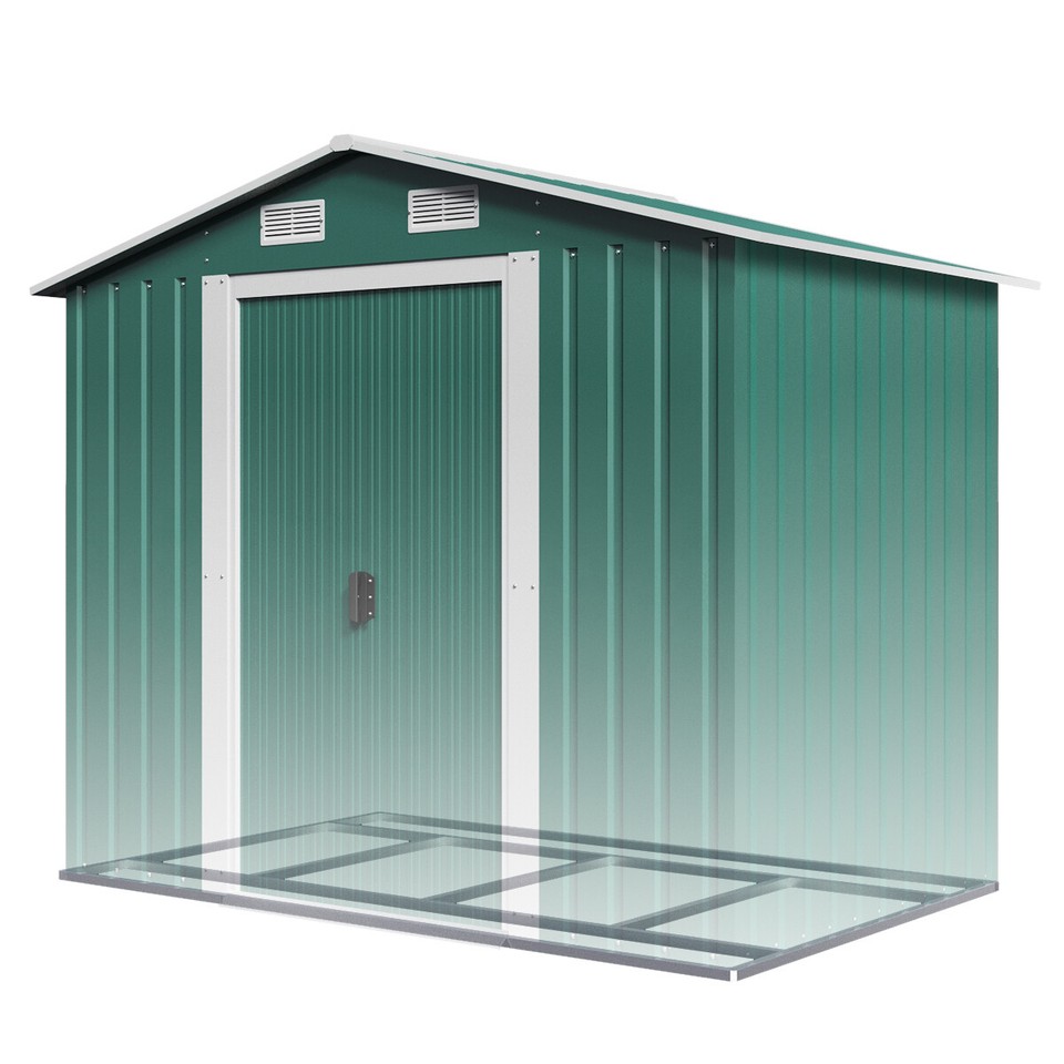 Metal Garden Shed 6 X 4, 8 X 4, 8 X 6, 10 X 8 Garden Storage WITH FREE ...