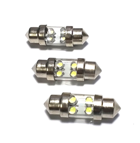 3 Super Bright BBT Waterproof 31mm 12 volt White LED RV Light Bulbs | eBay