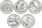 2015 P&D Set American Beautiful National Park Quarters U.S. Mint Coins ...